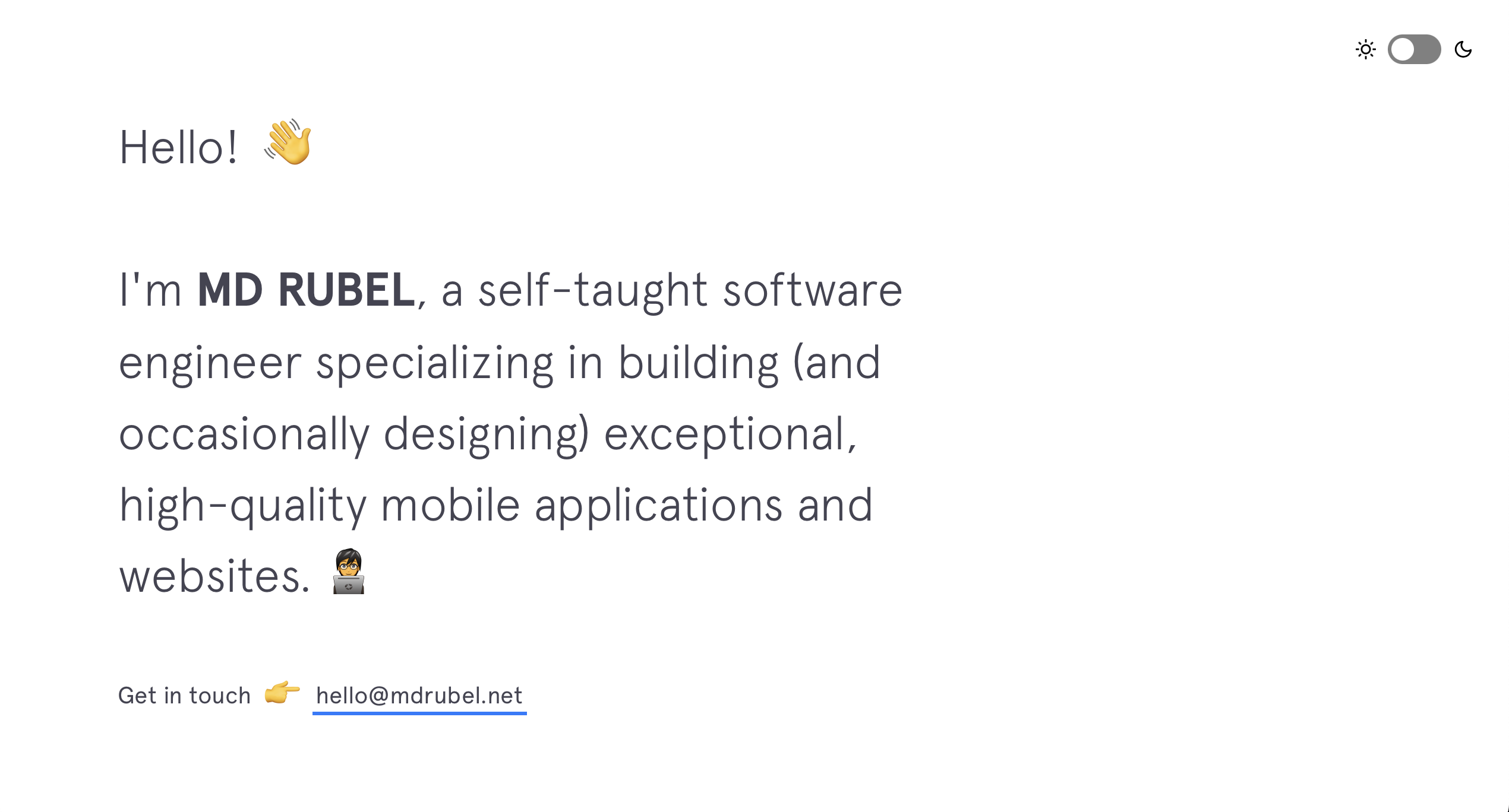 Md Rubel | Senior Software Engineer